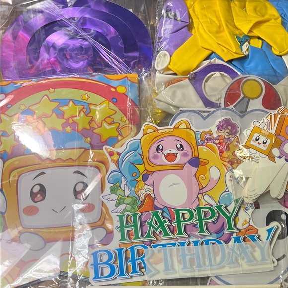 N/A | Party Supplies | 5for Vibrant 68pc Hilloly Lankybox Children ...